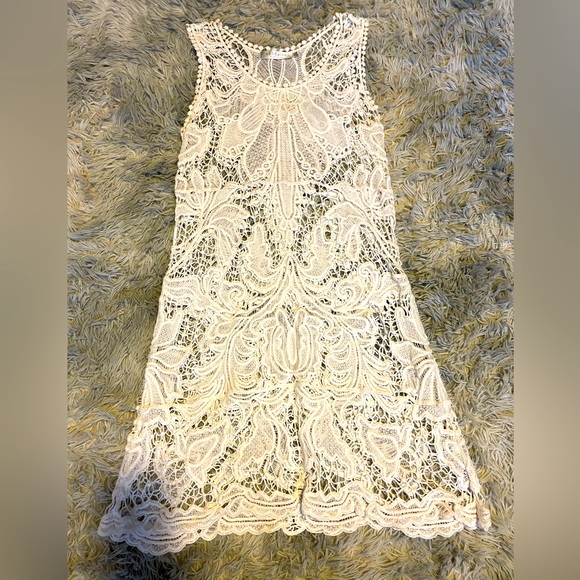 Solitaire | Dresses | Solitaire Knit Pattered See Through Dress | Poshmark